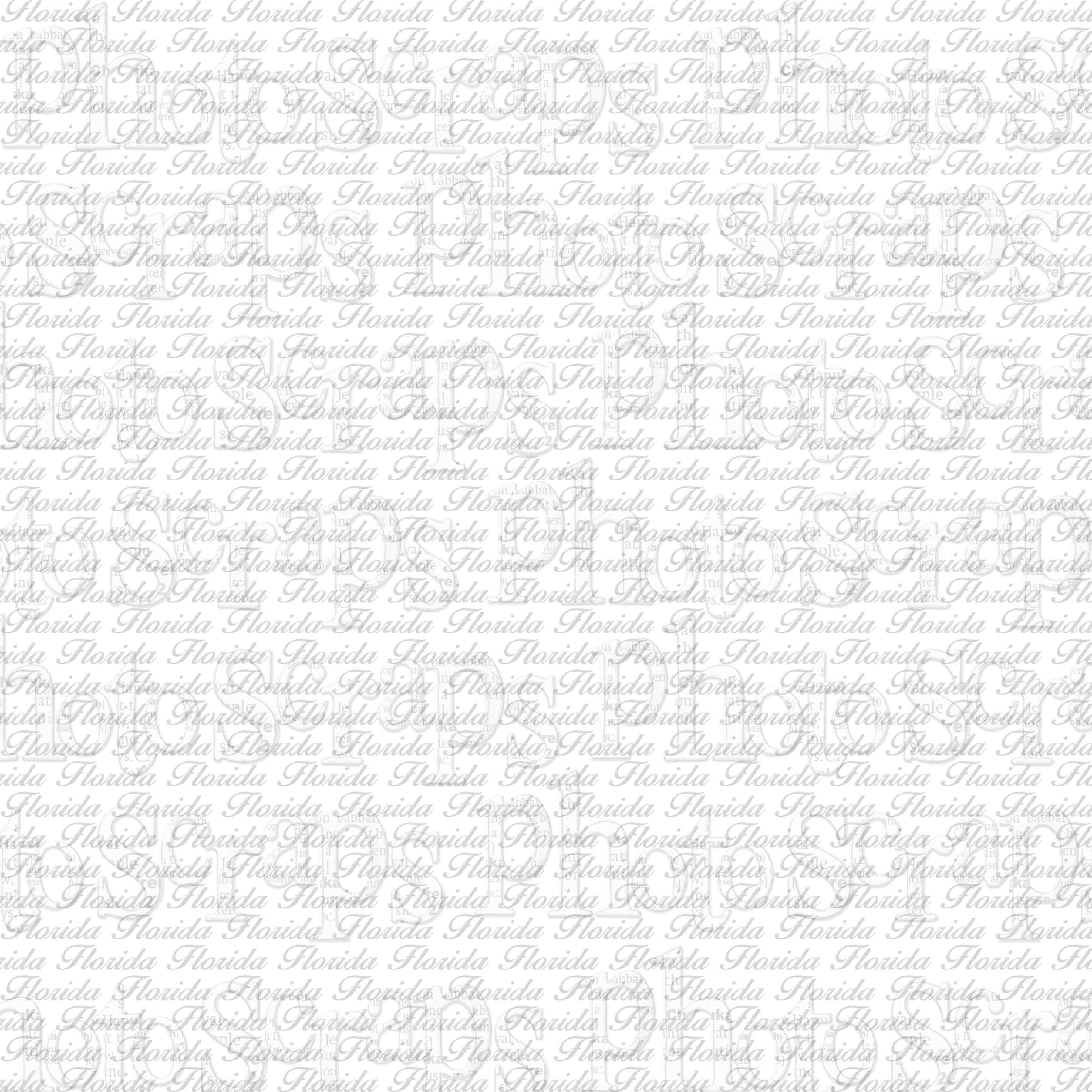 Florida Repeating Script Paper – Photo Scraps