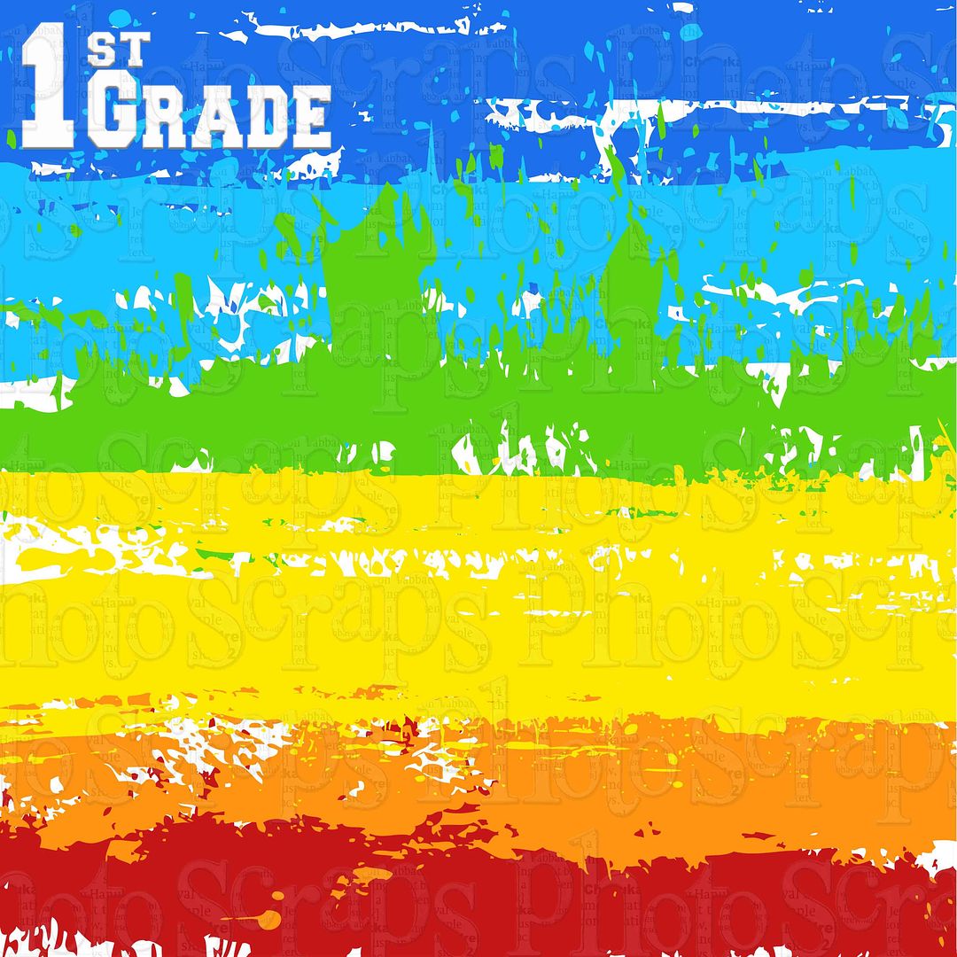 1st grade rainbow 3 – Photo Scraps