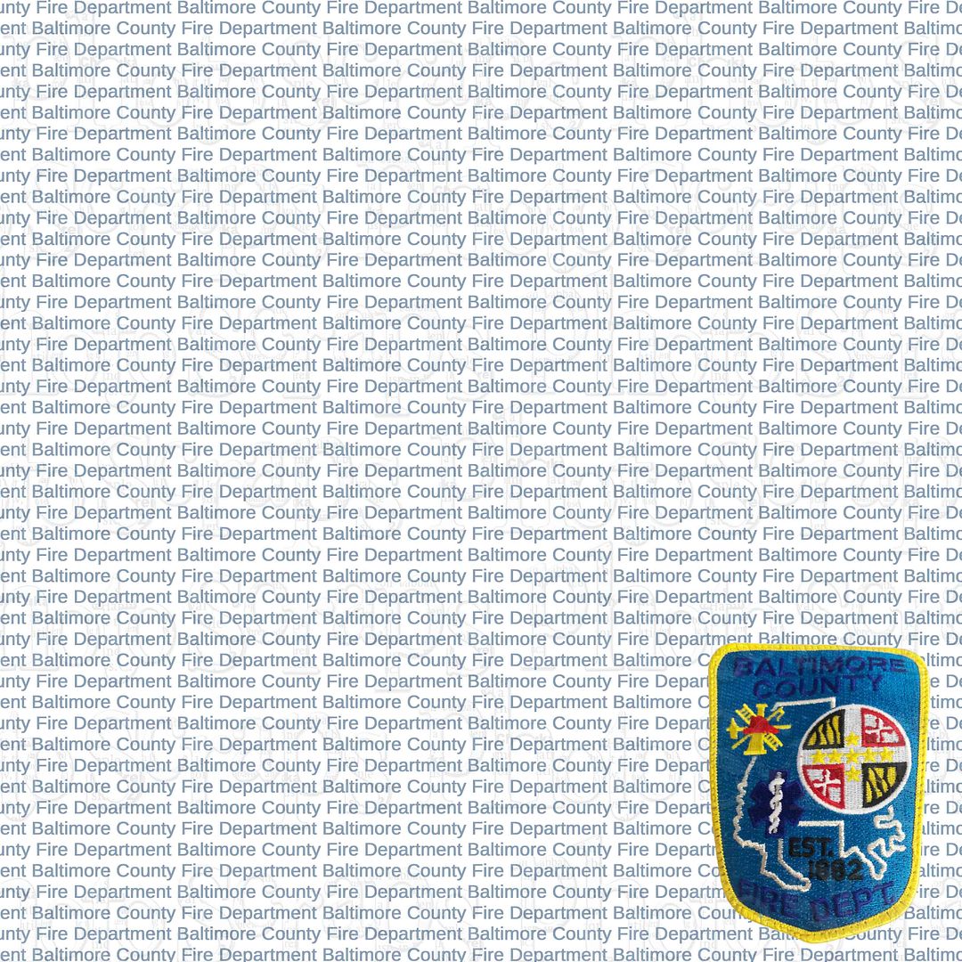 Baltimore county Fire Department patch – Photo Scraps