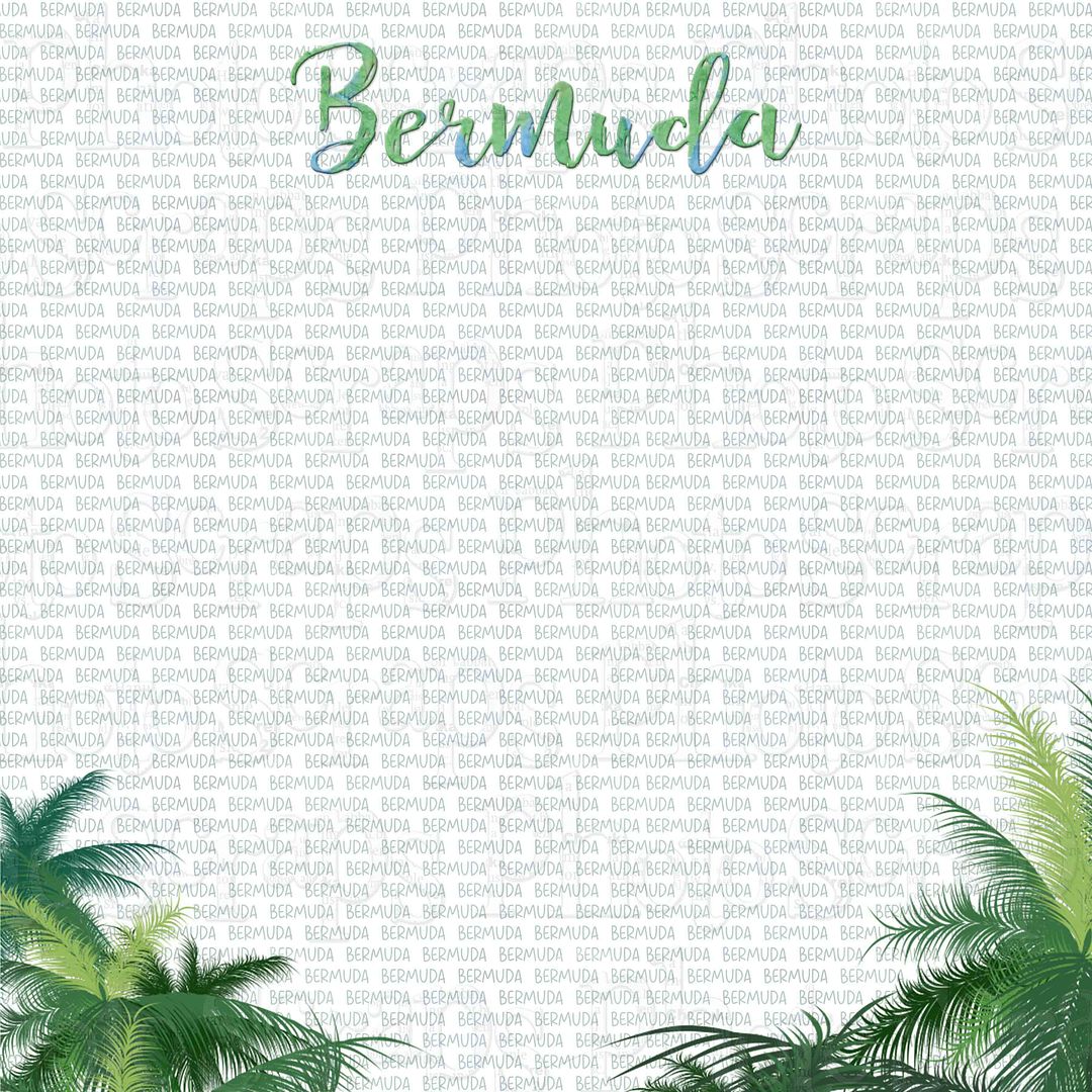 Bermuda Title with palms right – Photo Scraps