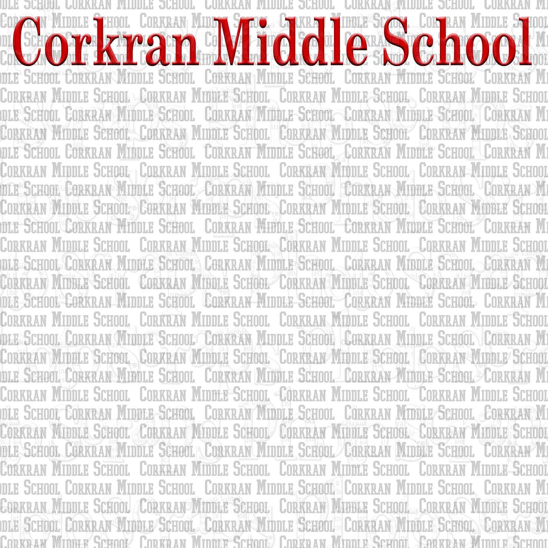 Corkran Middle School title – Photo Scraps