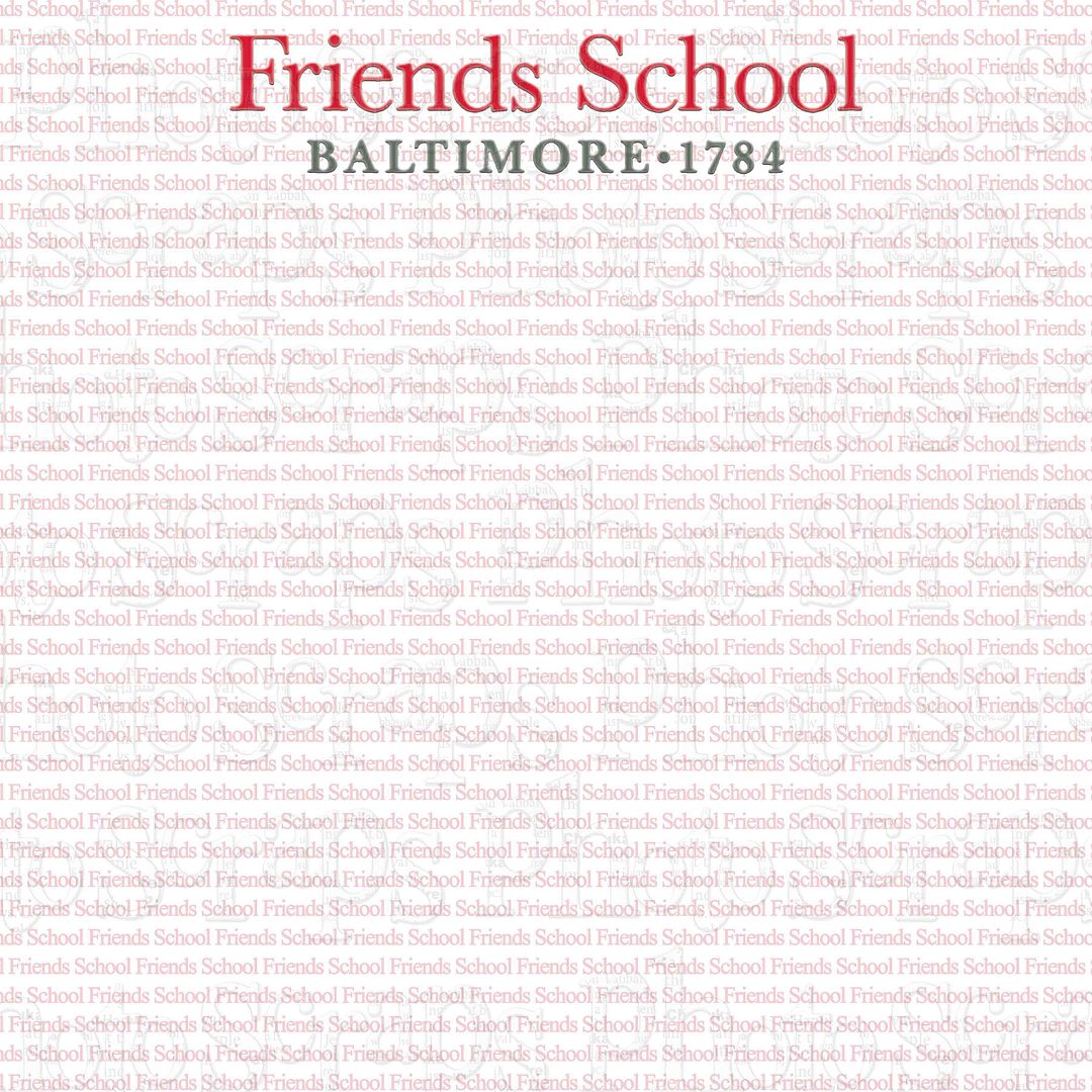 Friends School title – Photo Scraps