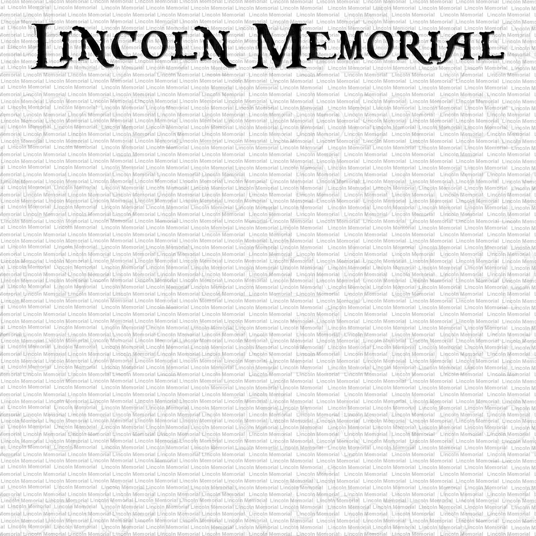 Lincoln Memorial title – Photo Scraps