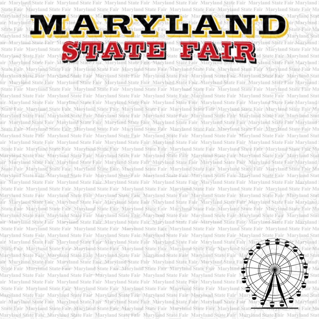 Maryland State Fair title with ferris wheel – Photo Scraps