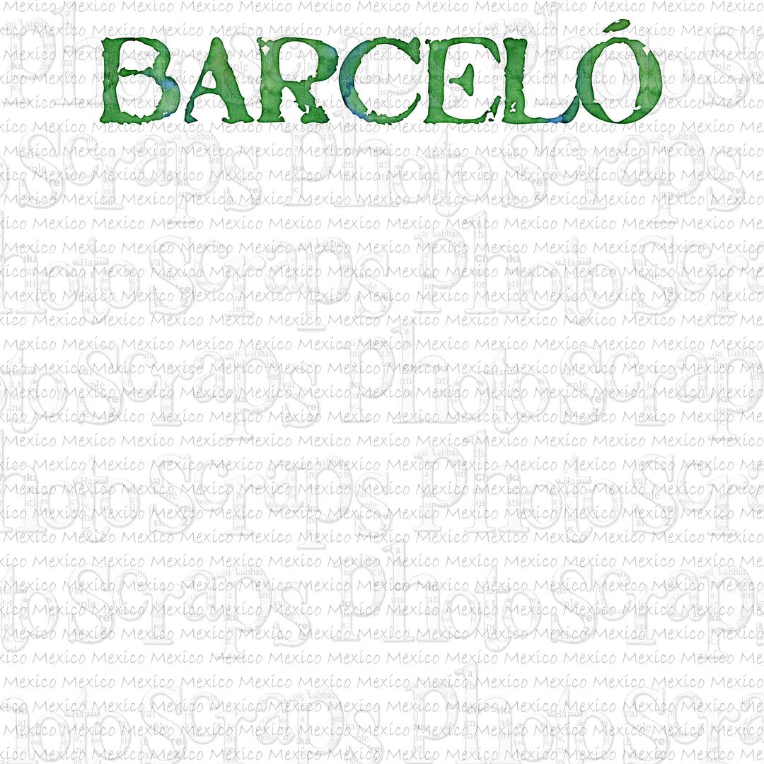 Mexico Barcel› title – Photo Scraps