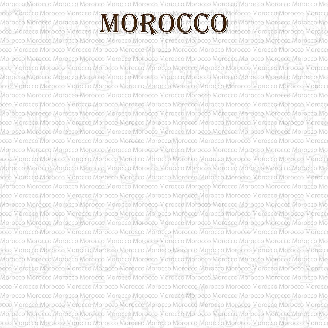 Morocco title – Photo Scraps