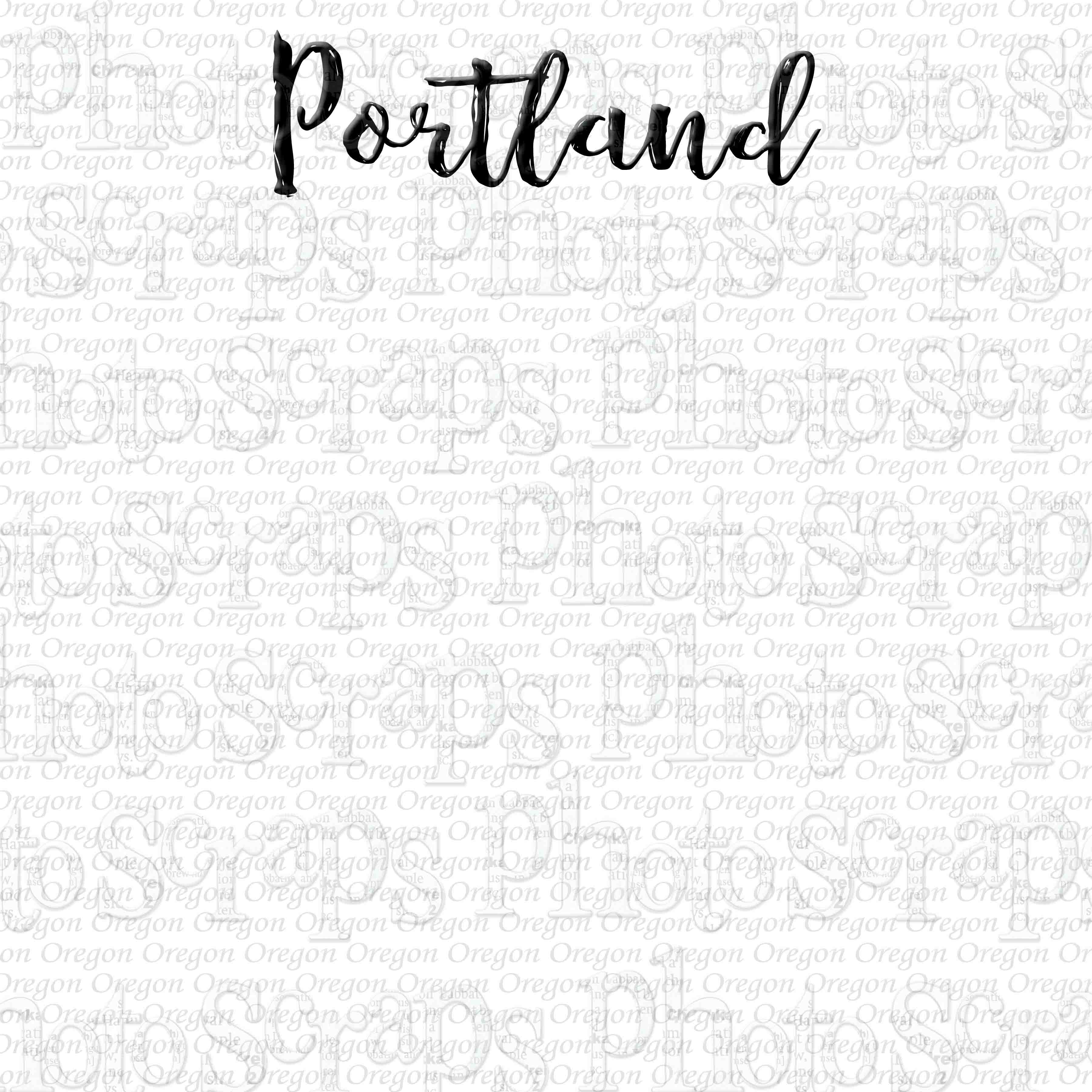 Oregon Portland Paper – Photo Scraps