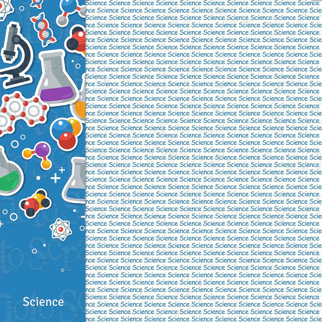 School Science Border – Photo Scraps