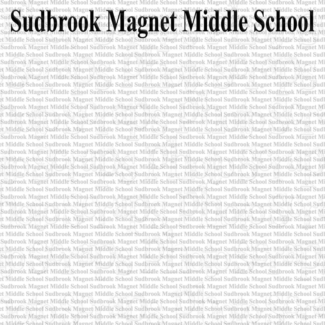 Sudbrook Magnet Middle School title – Photo Scraps