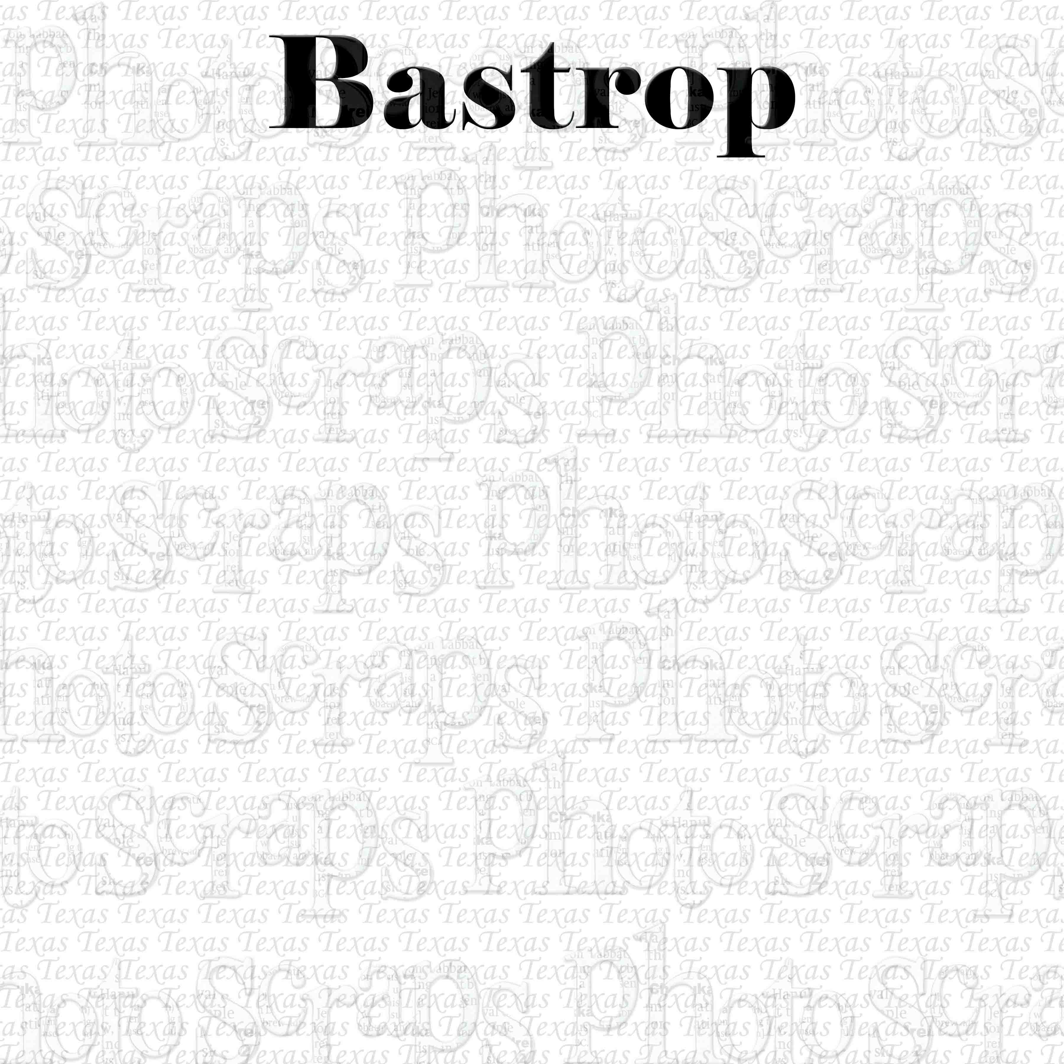 Texas Repeating Bastrop Title Paper – Photo Scraps