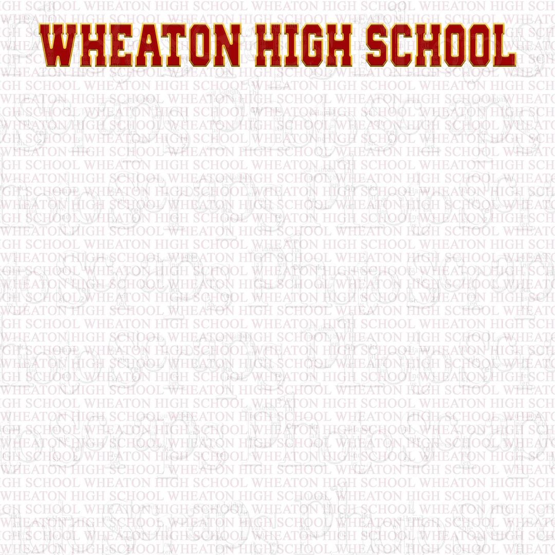 Wheaton High School title – Photo Scraps
